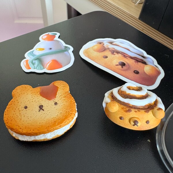 Handmade Matcha Bear Keychain Cute Teddy Bear Charm Kawaii Clay ...