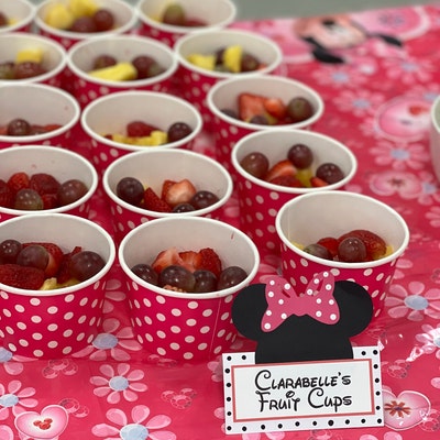 Minnie Mouse Food Signs-set of 8 - Etsy