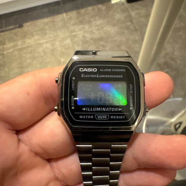 Casio F-91W Holographic Screen Foil - Etsy
