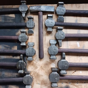 Blacksmith Hot Punch Rounding Hammer 2.2lb Square Punch - Etsy