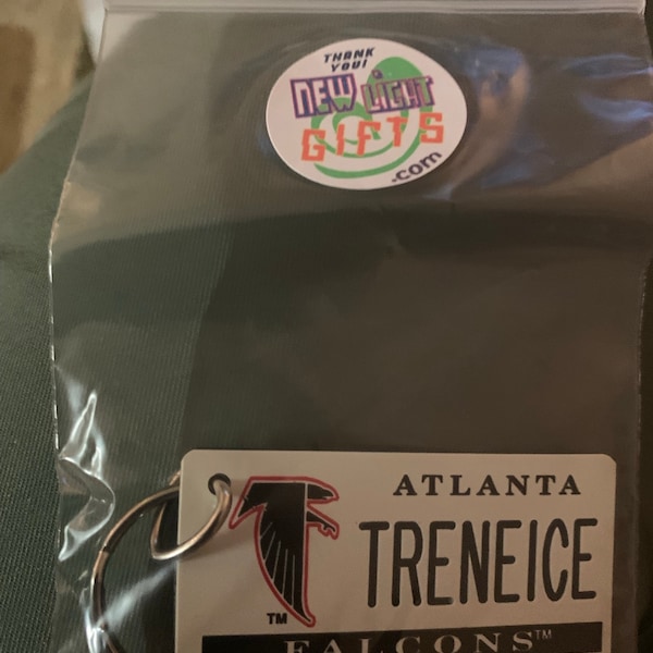 Personalized Atlanta Falcons Keychain - Custom Engraved Key Tag ...