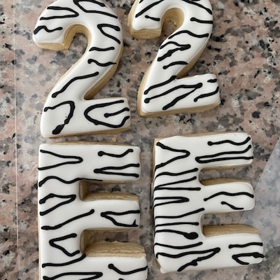 Number 2 Cookie Cutter Number Two Cookie Cutter Number Cookie Cutters ...