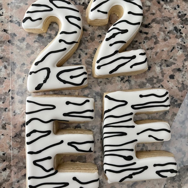 Number 2 Cookie Cutter - Number Two Cookie Cutter - Number Cookie ...