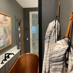 Jean Hooks With Leather Loops for Pants Blue Jeans Purses & - Etsy