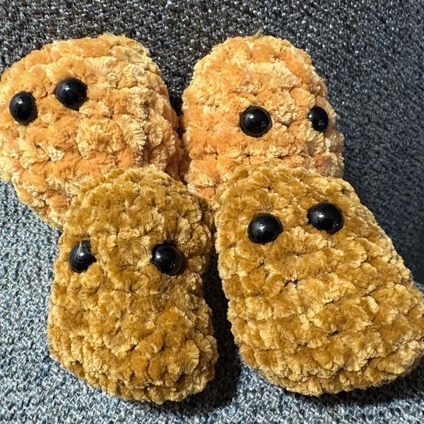 Chicken Nuggets Crochet Pattern: Amigurumi Food, No Sew (digital PDF ...