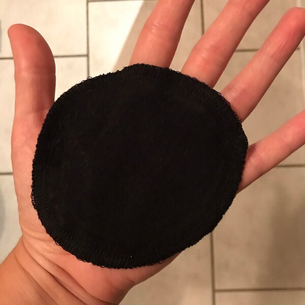 Black Facial Rounds | Makeup Remover | Facial Towel | Flannel Scrubby ...