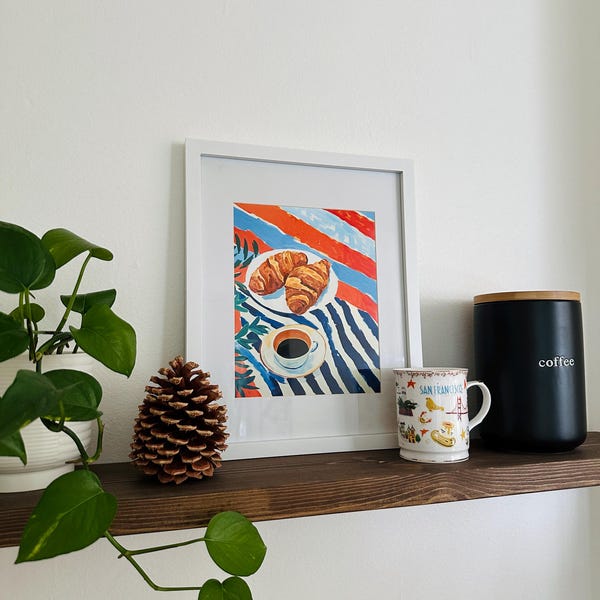 Tapas Food Spread Print | Modern Kitchen Painting | Food and Drink Wall ...