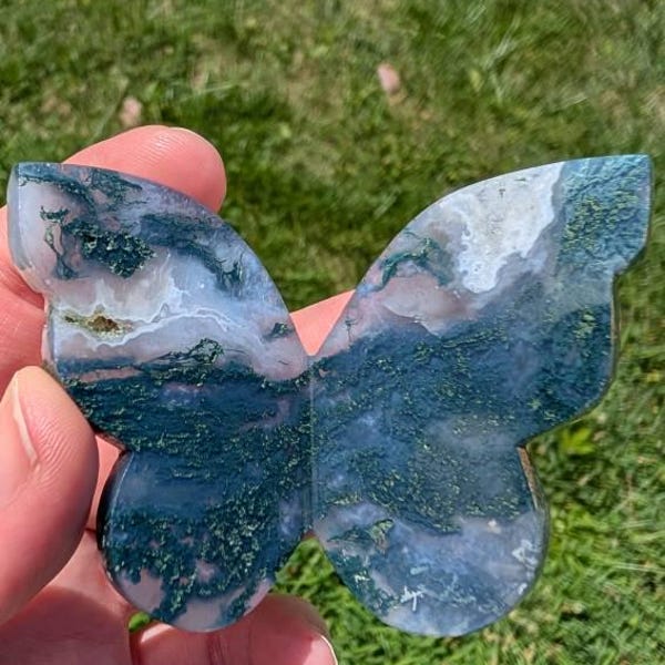 Orca Agate Tower With Incredible Banding | Crystal Carving | Polished ...