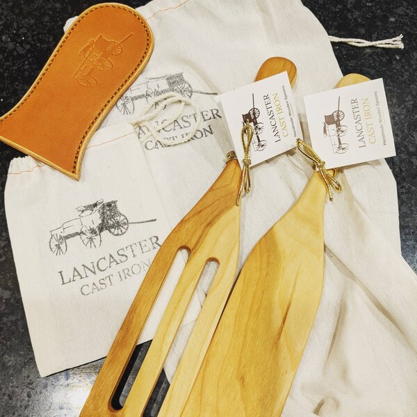 Wooden Spurtle Set 12 Handmade Slotted and Large Spurtle Combo Amish ...