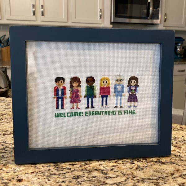 5-6 Custom Characters Cross Stitch Pattern PDF Commission - Etsy