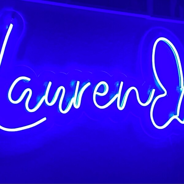 Custom Girl Room Neon Sign, Personalized Name Light, Name Neon Sign ...