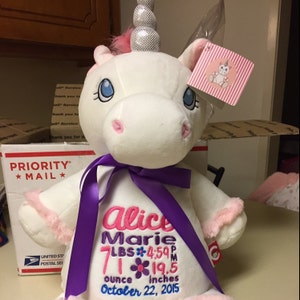 Baby Cubbies Personalized Stuffed BLUE Bear adorable baby | Etsy