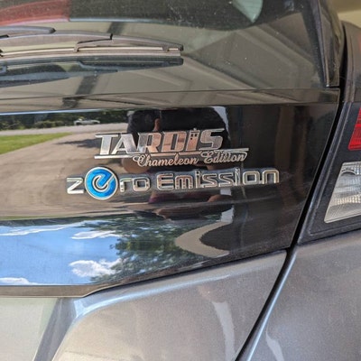 TARDIS Chameleon Edition Dr Who Car Emblem Chrome Plastic Not a Decal ...