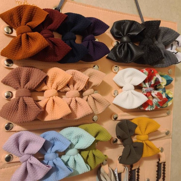 KC Chief Bows Kansas City Chiefs Clip or Nylon OR Custom NFL Team Bow ...