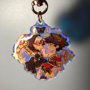 Thanzag Zagthan Zagreus Thanatos Keychain Charm Hades Game - Etsy