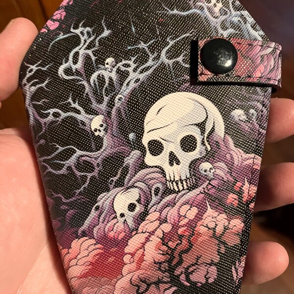 Devilish Dude Coffin Shaped Bifold Wallet - Etsy