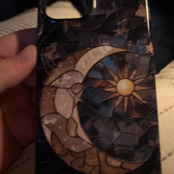 Moon and Stars Phone Case, Celestial Phone Cover Magsafe Compatible ...