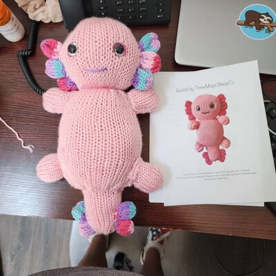 Axolotl Circular Knitting Machine Pdf Pattern Sentro Addi King Express ...