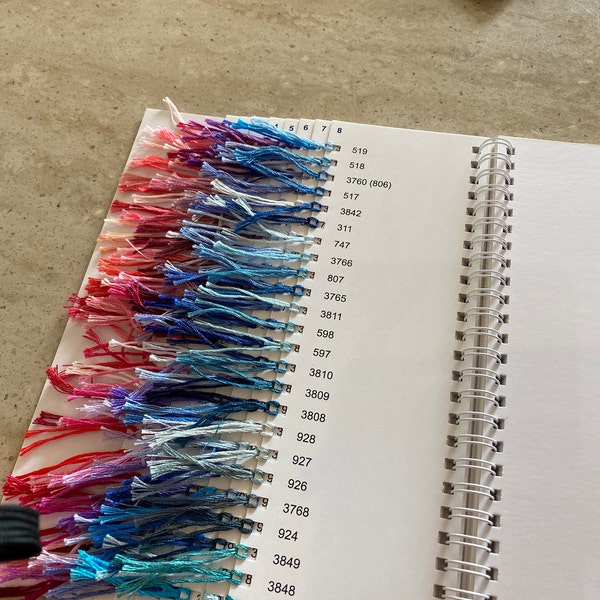 DMC Color Chart + Floss Inventory Tracker (digital PDF) - Etsy