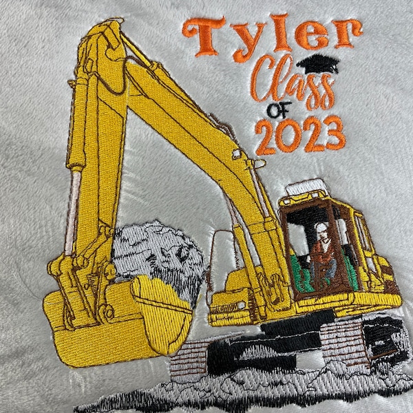 Excavator - Machine Embroidery Design, Embroidery Designs, Machine ...