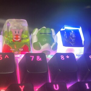 Cute Duckey Duck With Gun Artisan Keycap Little Duck Artisan Keycap Cute Keycap for Her Custom ...