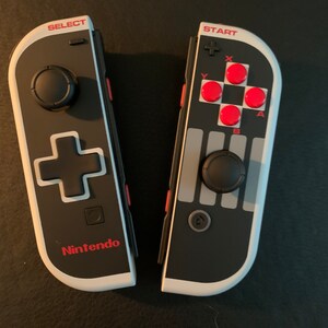Custom NES Nintendo Themed Nintendo Switch Joy-con Joycon Controllers D ...