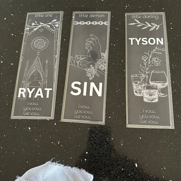 The Ritual, the Sinner, and the Sacrifice Bookmarks- Ryan, Sin, and ...