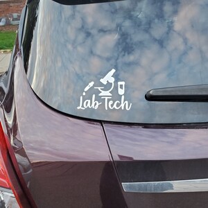 Lab Tech Decal - Etsy