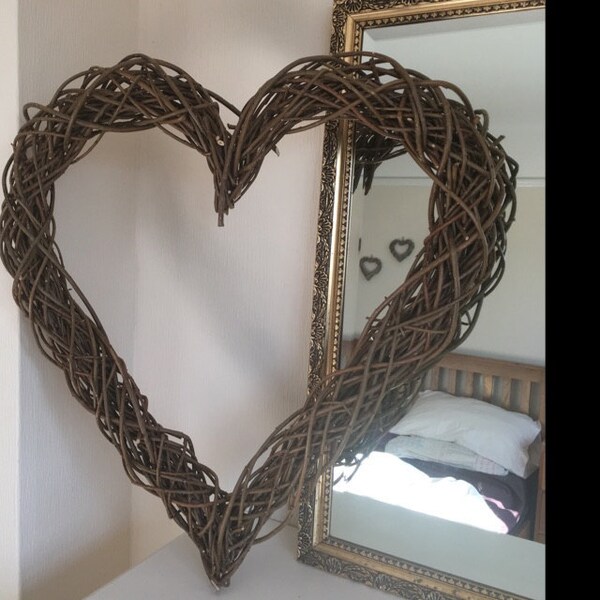 Large Willow Wicker Arch Eco Wedding Chandelier 60cm, 70cm, 80cm, 90cm ...