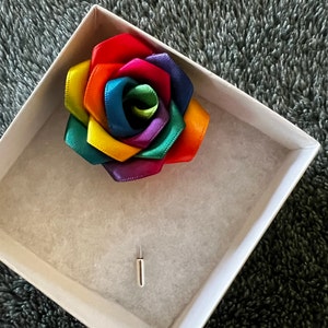 Burgundy Men's Lapel Stick Pin Royal Scepter, Wedding Boutonniere ...