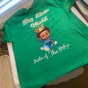 Little Black Boy Prince Baby Shower Clip Art, Cute Baby King Decor PNG ...