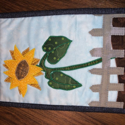 Sunflower Mug Rug Pattern - Etsy