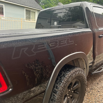 RAM TRX Bedside Decals TRX Eating Raptor Easter Egg Logo set of 2 - Etsy