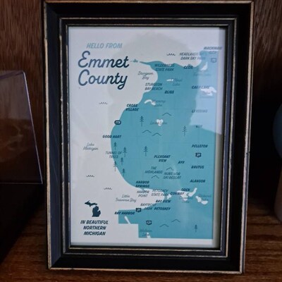 Michigan Bike Trails Map Poster 16x20 - Etsy