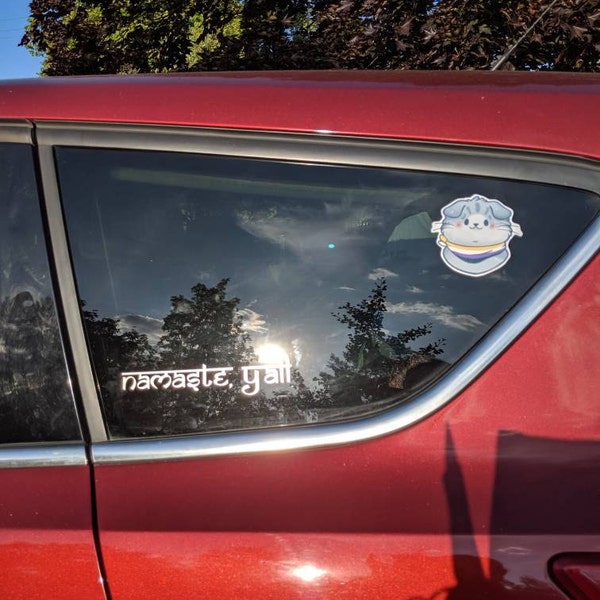 Namaste, Y'all Vinyl Sticker - Yoga Hindu Greeting Southern Namaskar V2 ...