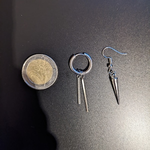 One Double Stick Dangle Stick Earring Male Stick Dangle Stick Long ...