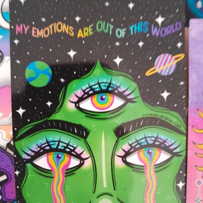 Mini Prints Trippy Prints, Trippy Wall Art, Hippie Wall Art, Trippy ...