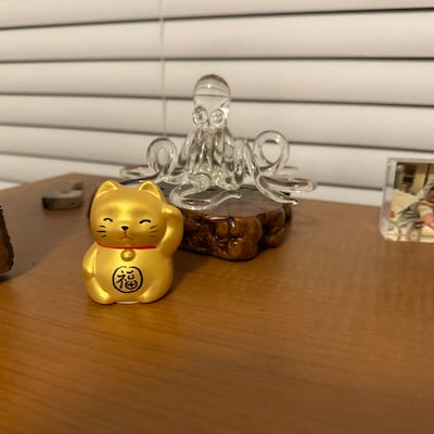 Ceramic Lucky Cat Set Lucky Cats for Luck, Happiness, Wealth and ...