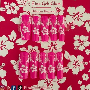 Barbie Gloss Barbie Nails Glitter Nails Pink Nails Custom Press Ons - Etsy