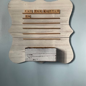 Pallet Scrabble Board 10x10 With Wood Storage Box - Etsy