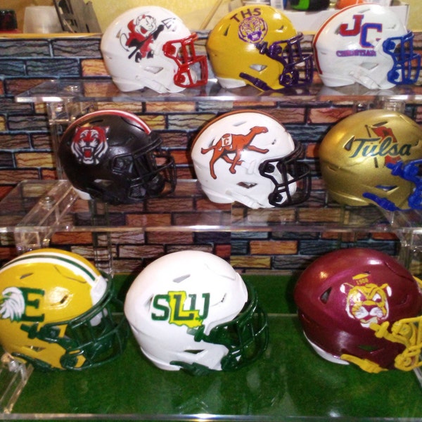 Premium Custom Pocket Pro Football Helmet (1 Helmet) Many Different ...