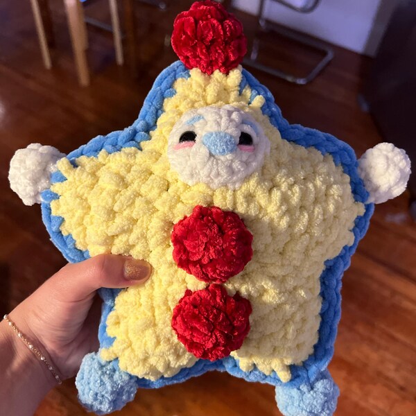 Clown Amigurumi Handmade Plush Handcrafted Clowncore/kidcore Plushy ...