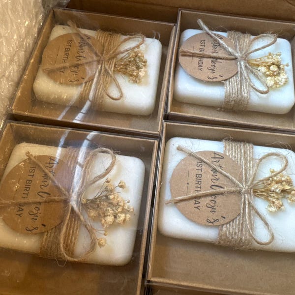 Natural Ocean Soap Bars With Personalized Labels Ocean Themed Party ...