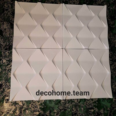 Mold 3D Panel Plaster gypsum or Concrete Tile for - Etsy