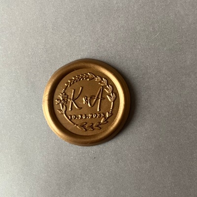 Custom Wax Seals self-adhesive Wax Seal Stickers Monogram Wax Seal ...