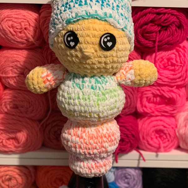 Glow Worm Crochet Pattern, Easy Crochet Glow Worm Pattern, Beginner ...
