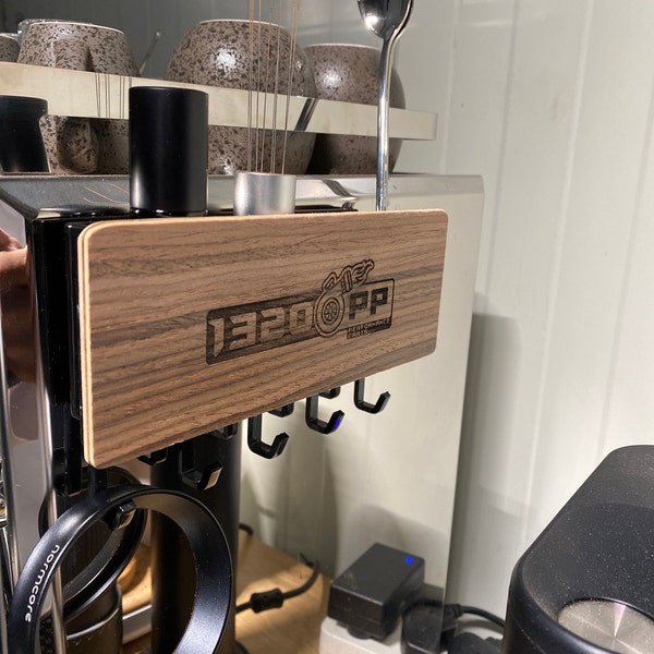 Magnetic Espresso Machine Side Rack - Wood and Plastic - Etsy