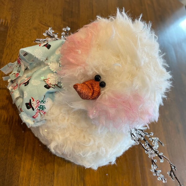 Fuzzy Wuzzy Snowman Blue - Etsy