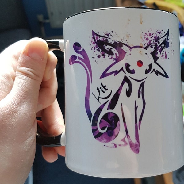 Espeon (psiana) Pokemon Inspired Mug - Etsy