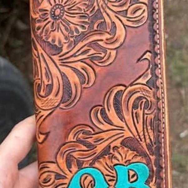 Large Custom Tooled Leather Cake Toppers - Etsy